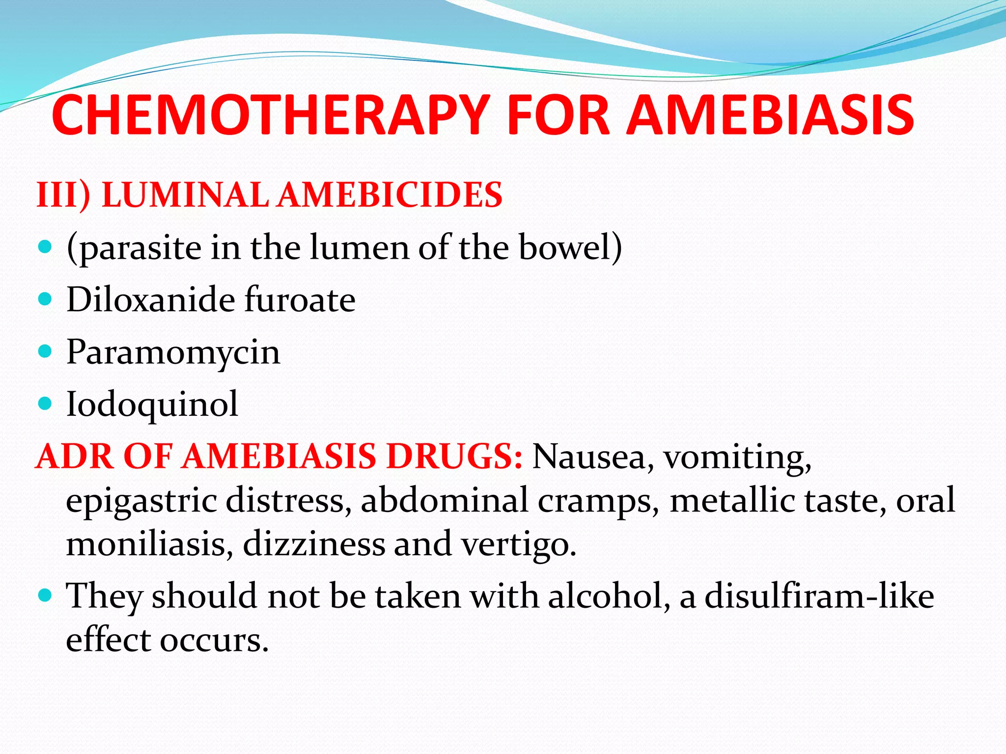 Drugs used in protozoal infections-Mr. panneh | PPTX
