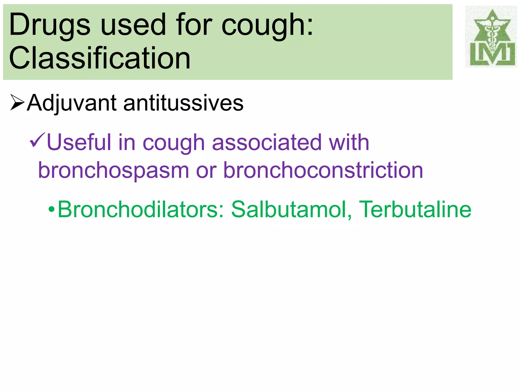 Drugs used in respiratory disorders | PPTX