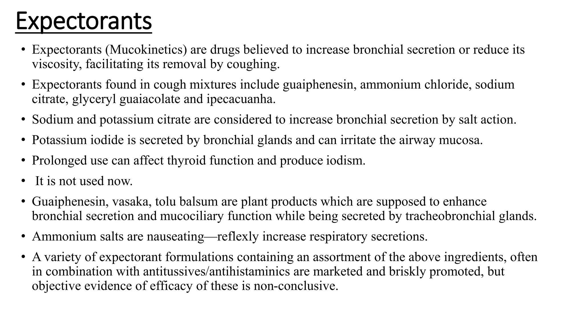 drugs used in respiratory system .pptx