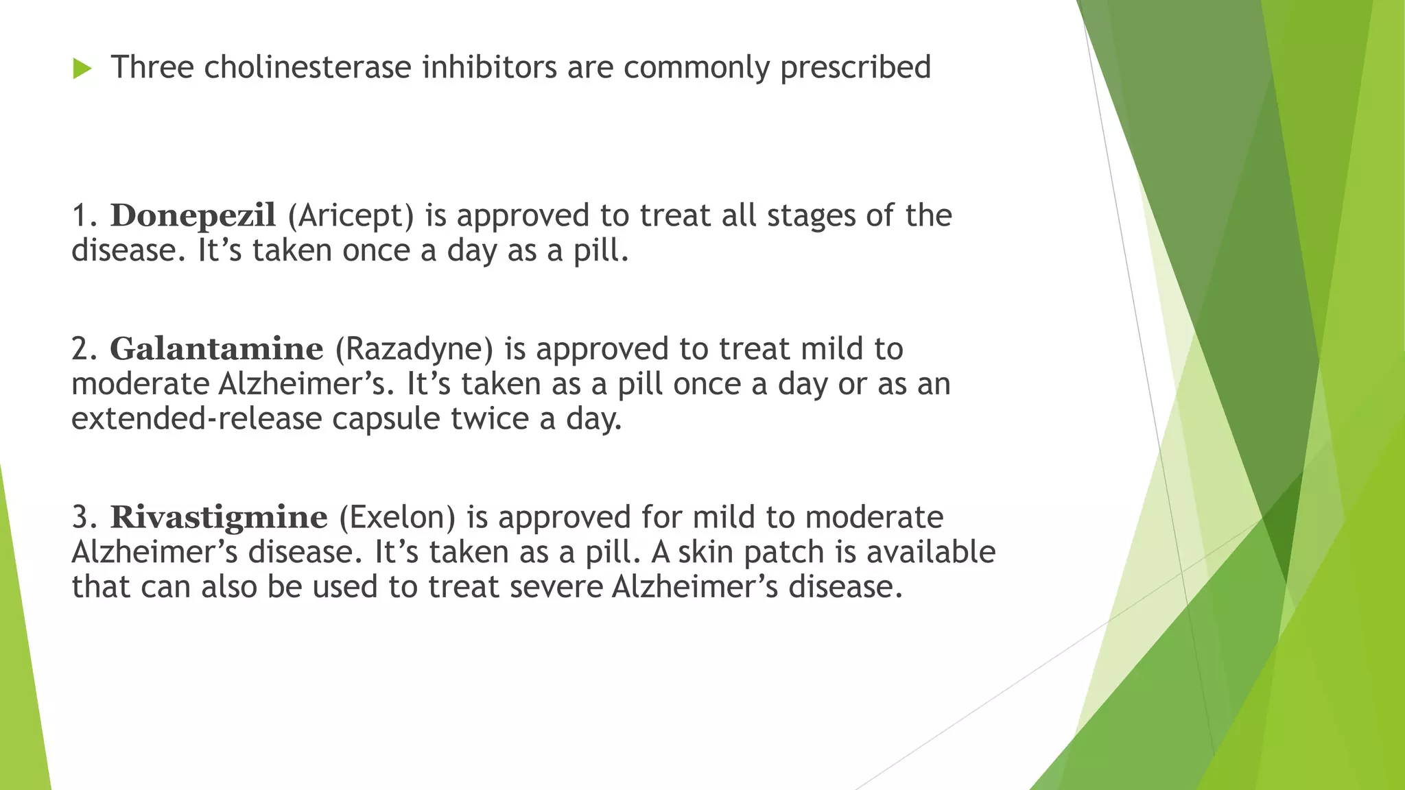 Drugs used in the treatment of Alzheimer's Disease.pptx