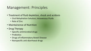 Drugs used in treatment of diarrhoea | PPTX