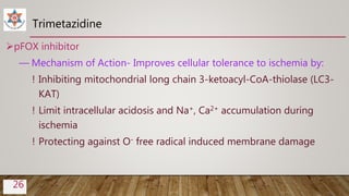 Drugs used in treatment of IHD | PPTX