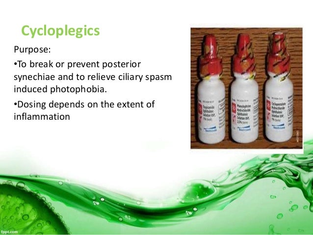 Drugs used in uveitis capt ferdous