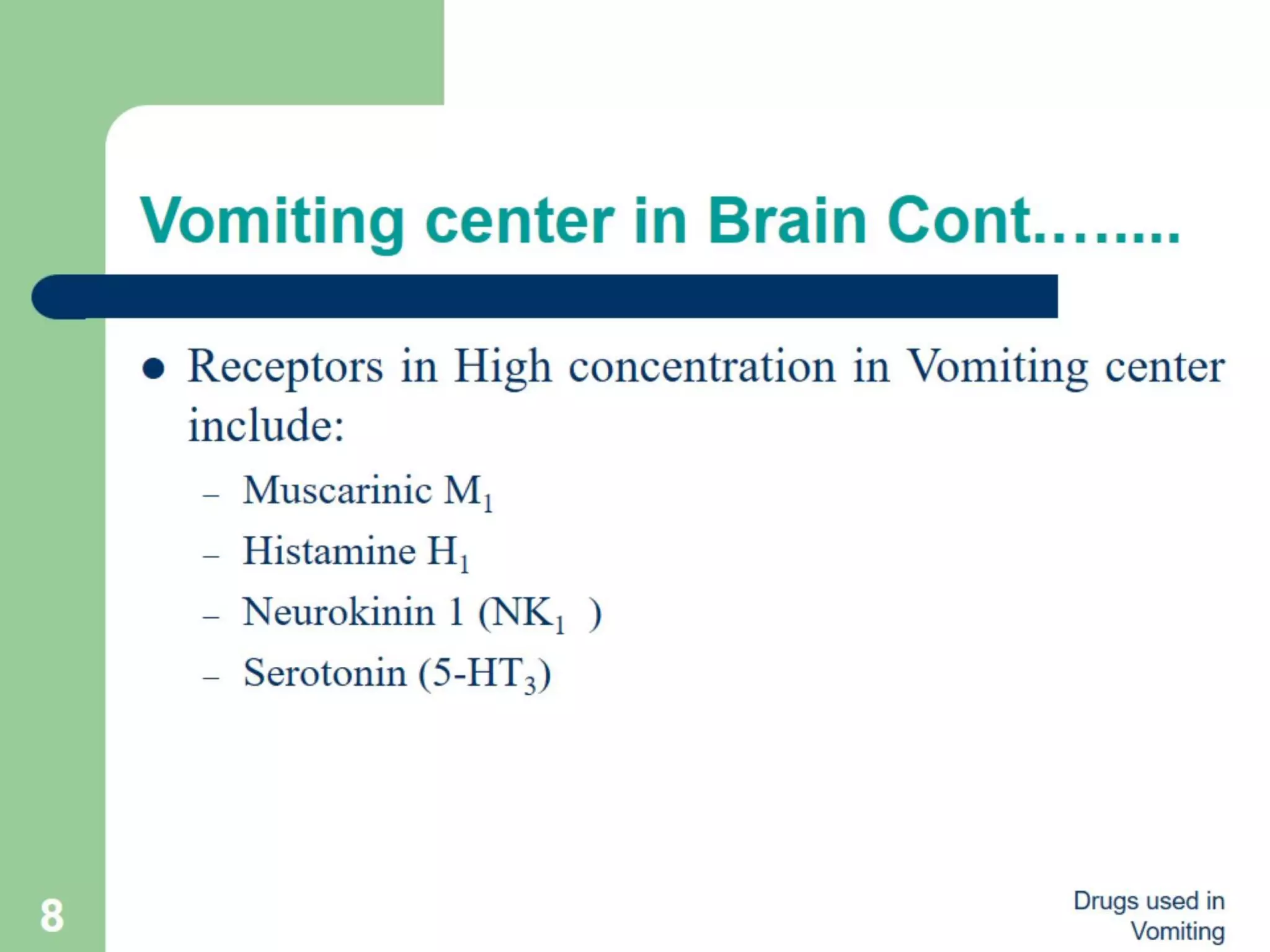 Drugs used in vomiting | PPT
