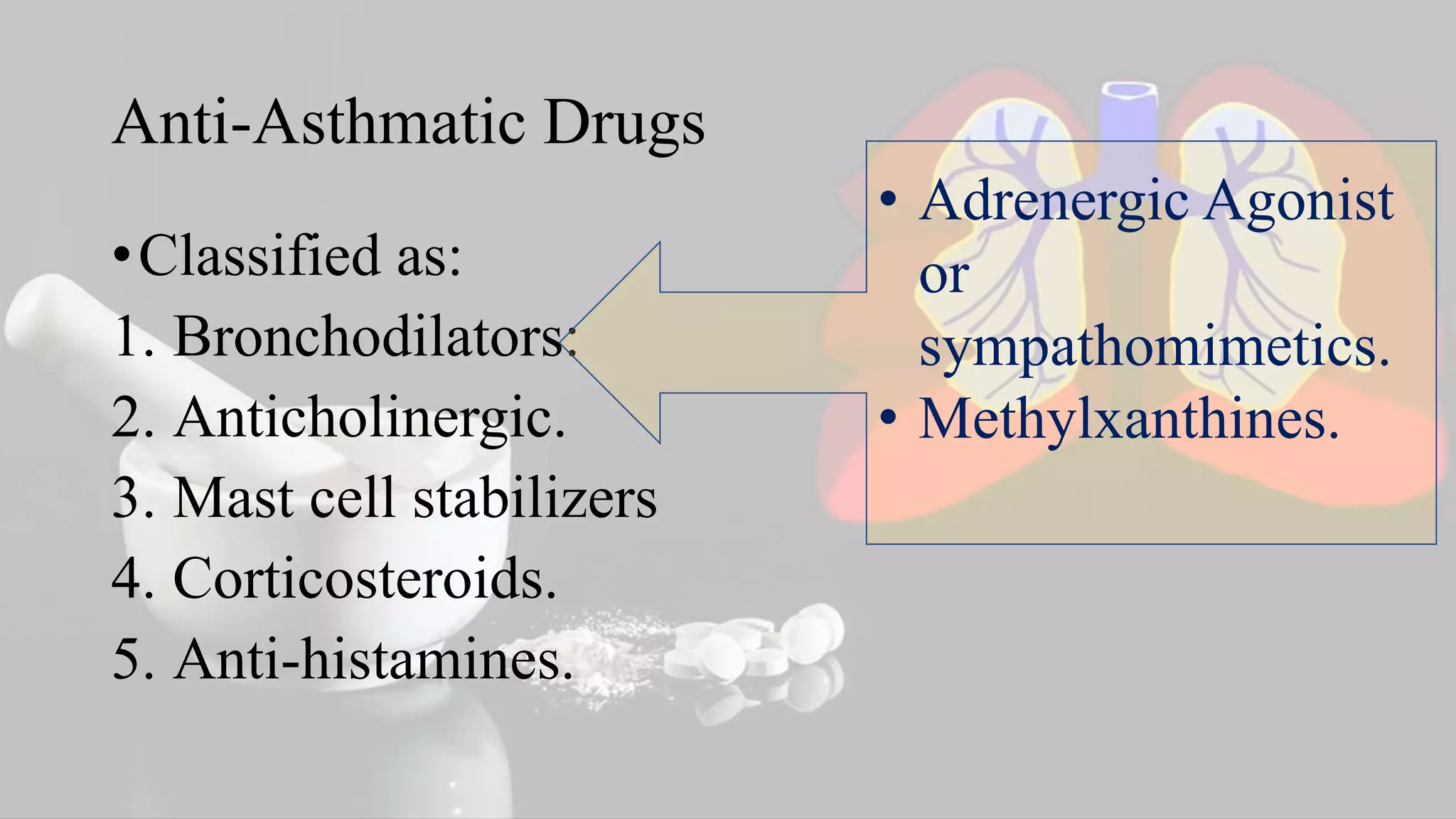 Drugs used on respiratory system | PPTX