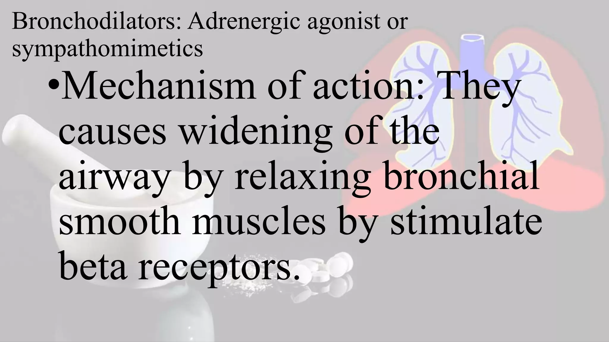 Drugs used on respiratory system | PPTX