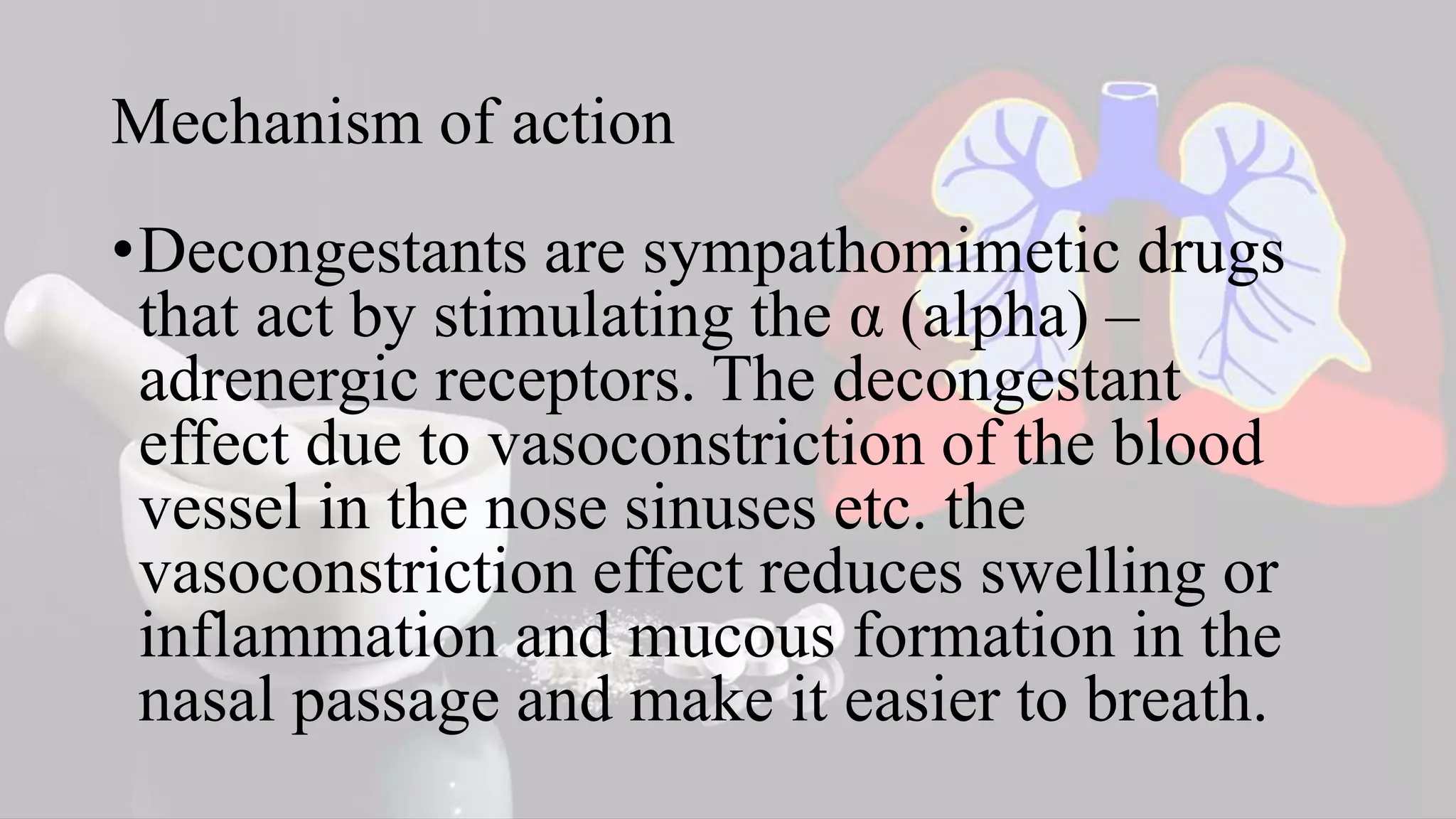 Drugs used on respiratory system | PPTX