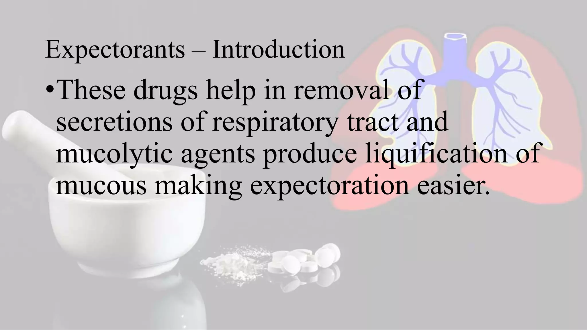 Drugs used on respiratory system | PPTX