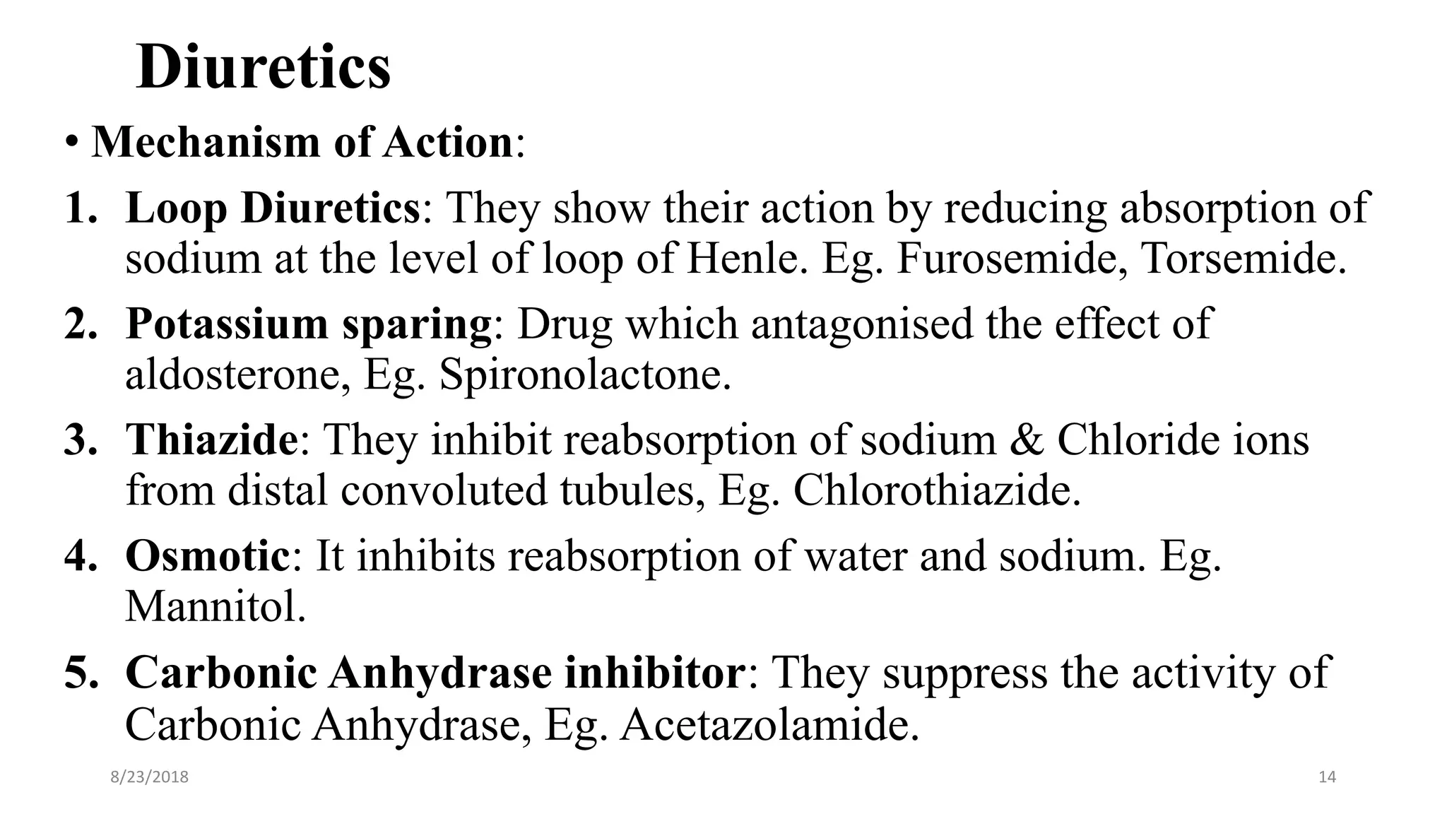 Drugs used on urinary system | PPTX