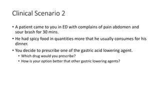 Drugs used to treat peptic ulcer disease | PPTX