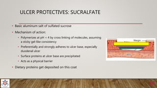 Drugs used to treat peptic ulcer disease | PPTX