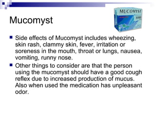 Drugs used to treat respiratory system inflammation and | PPT | Lung ...