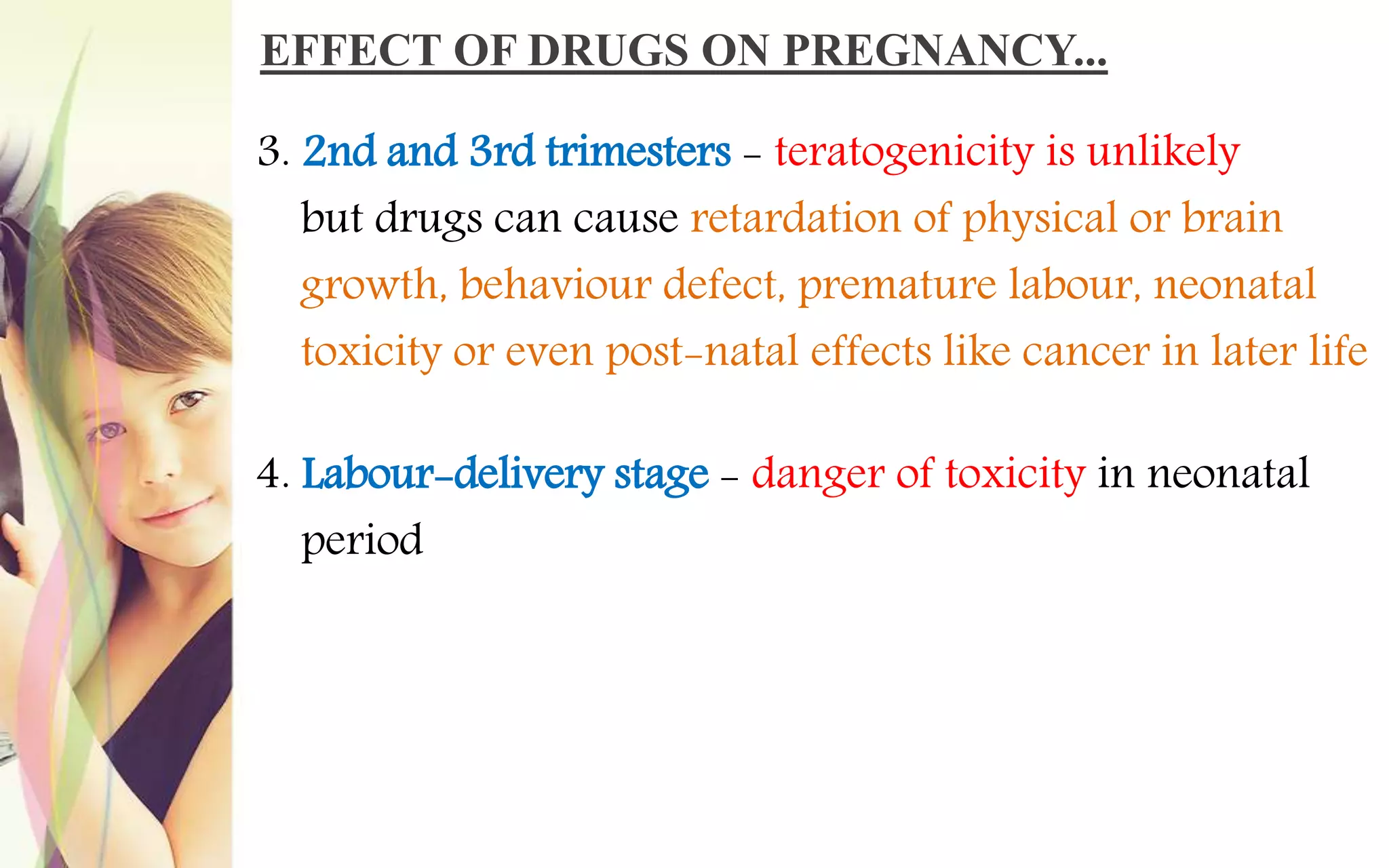 Drugs use in pregnancy | PPTX