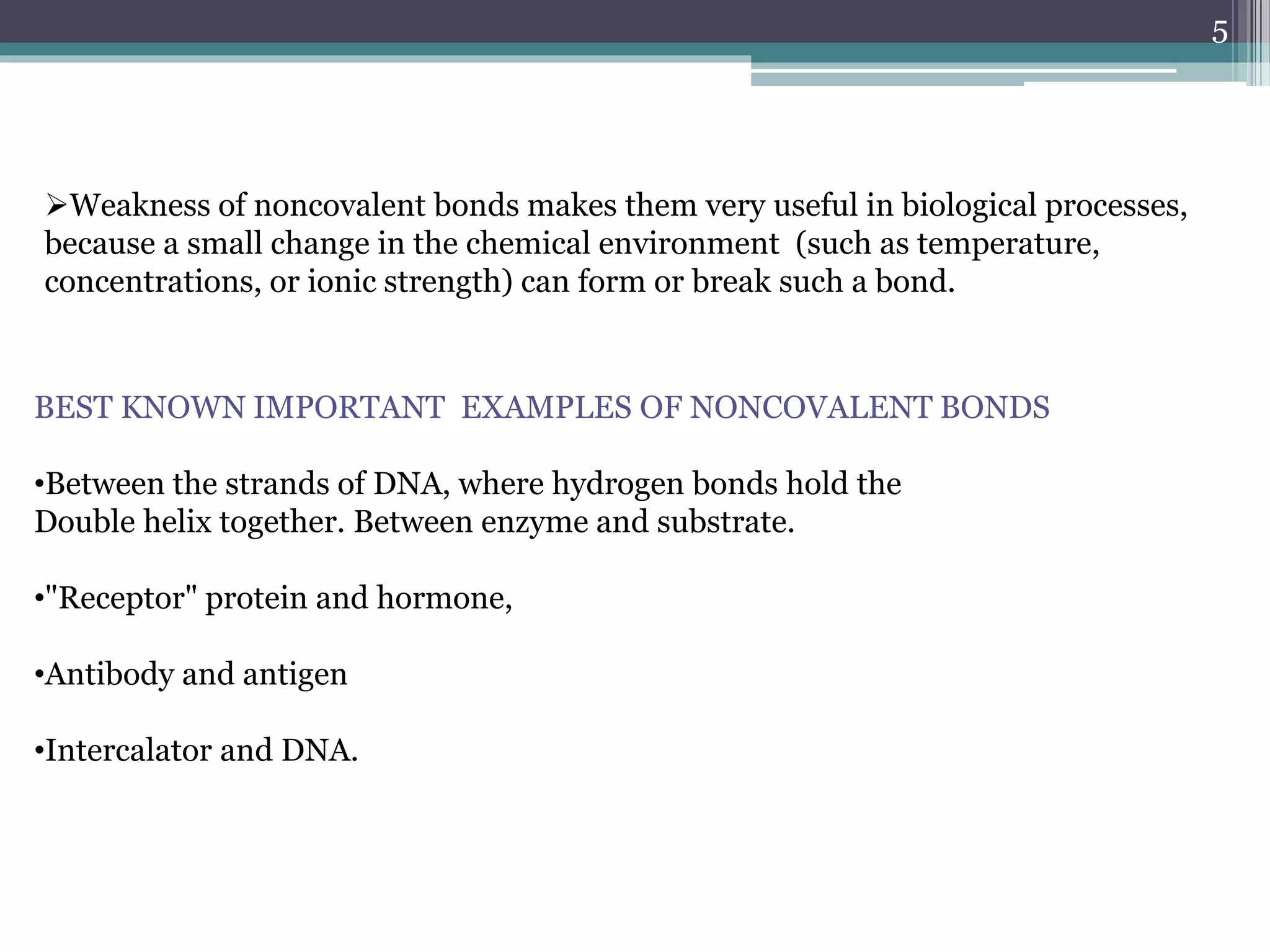Drug target binding forces | PPT