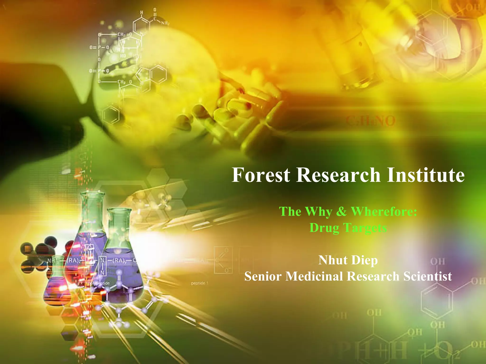 why & wherefore drug targets | PPT