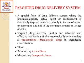 Drug targeting (Pravin Patil) | PPTX