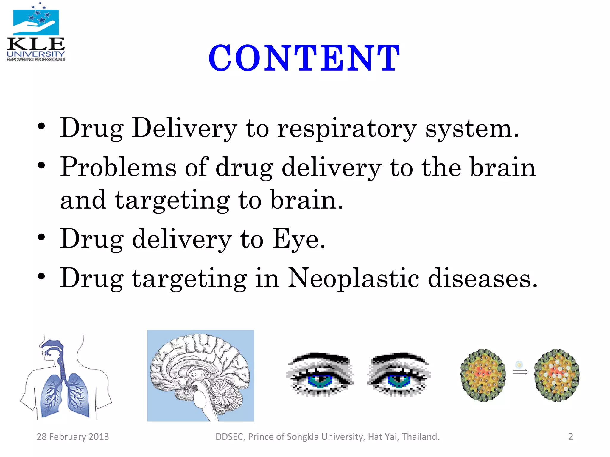 Drug targeting to particular organs | PPT