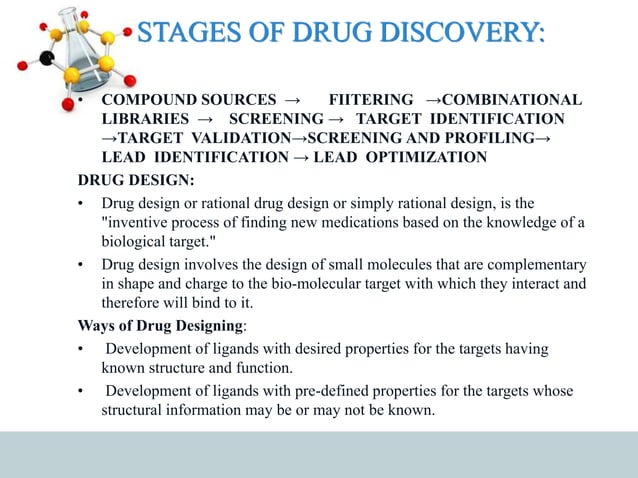 DRUG TARGETS AND DRUG DESIGNING.pptx | Chemistry | Science