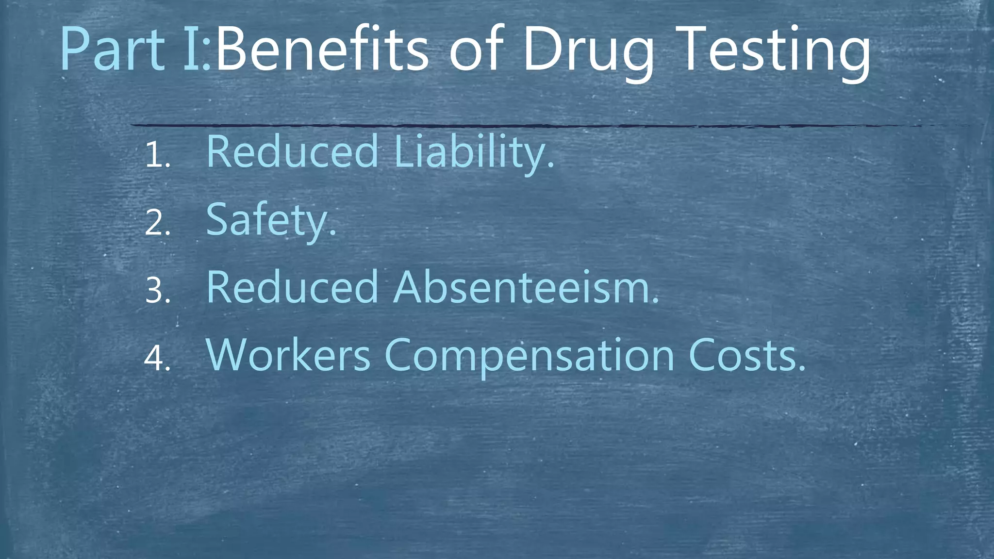 Employee Drug Testing | PPTX