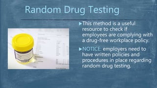 Employee Drug Testing | PPTX