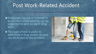 Employee Drug Testing | PPTX
