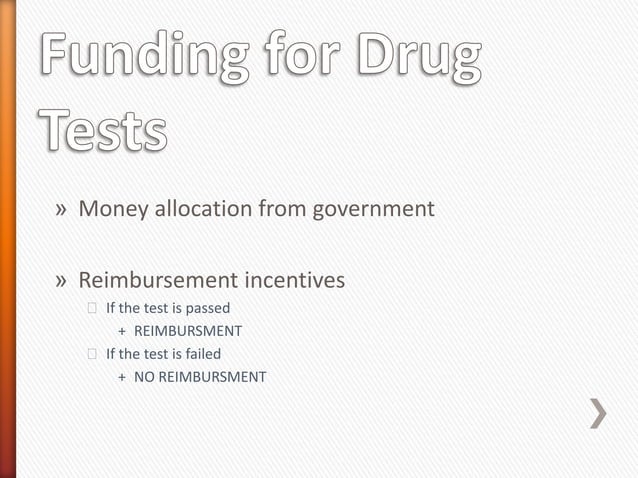 Drug testing welfare recipients | PPTX