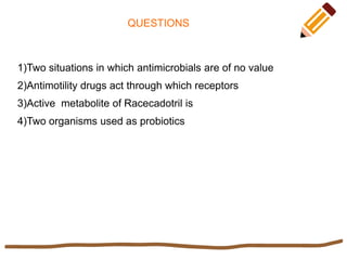 DRUG THERAPY against the disease of diarrhoea. | PPT