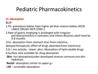 Drug therapy in children | PPTX