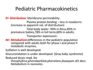 Drug therapy in children | PPTX