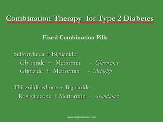 drugtherapyindiabetes-.ppt | Diabetes | Diseases and Conditions