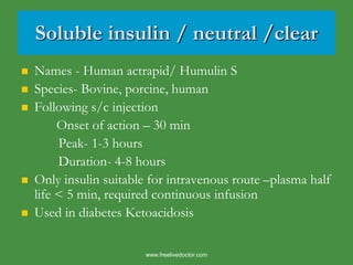 drugtherapyindiabetes-.ppt | Diabetes | Diseases and Conditions