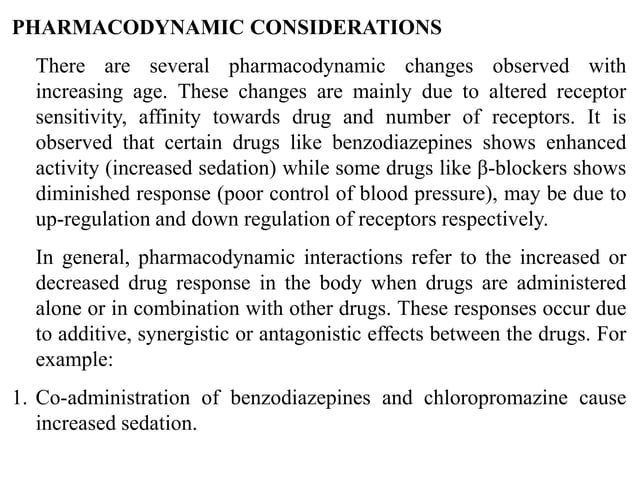 Drug therapy in geriatrics | PPT