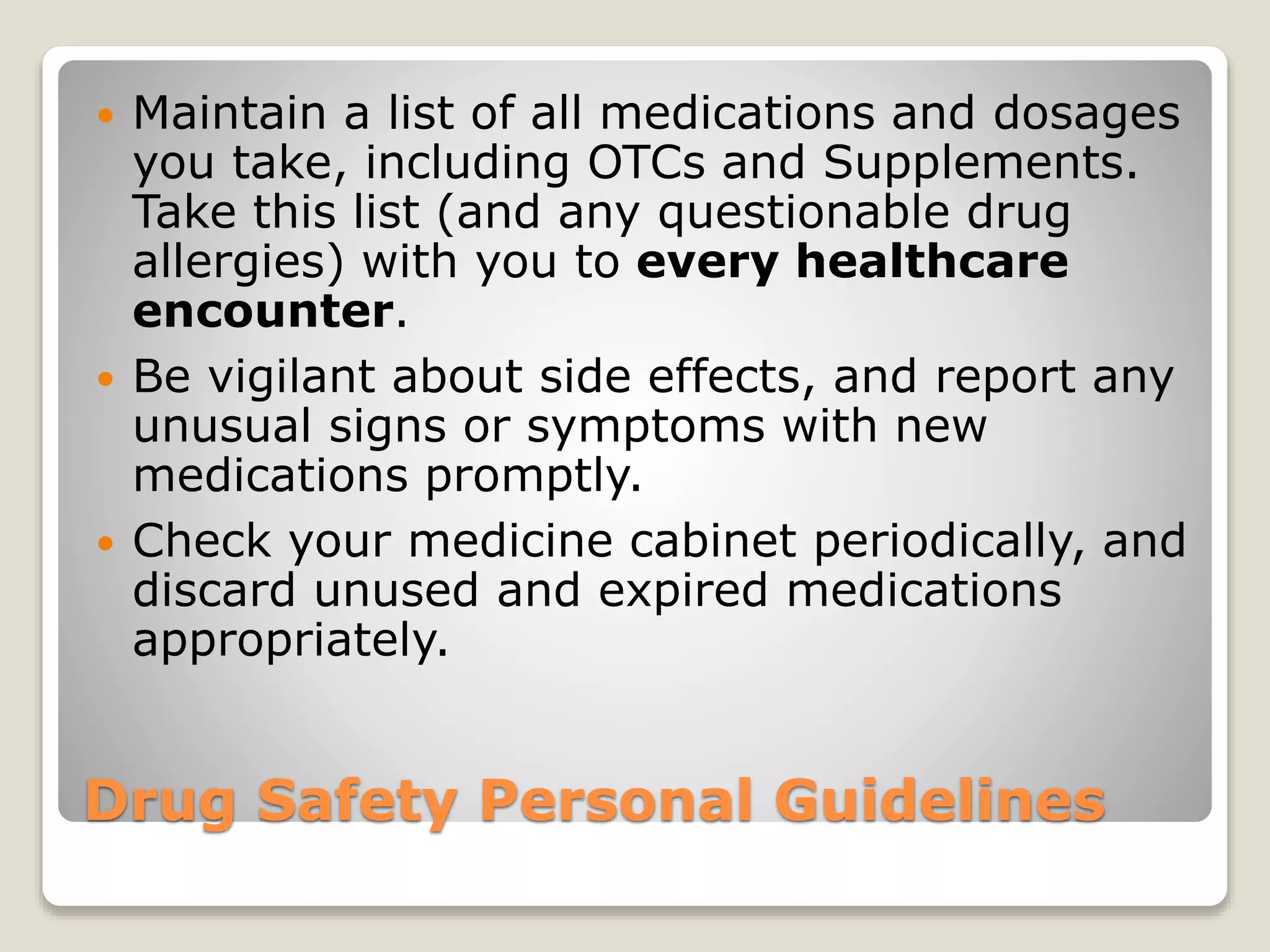 Drug Therapy Issues | PPTX