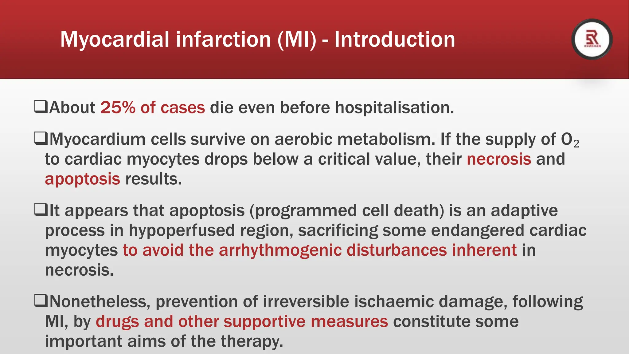 DRUG THERAPY OF MYOCARDIAL INFARCTION | PPTX