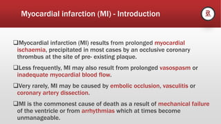 DRUG THERAPY OF MYOCARDIAL INFARCTION | PPTX