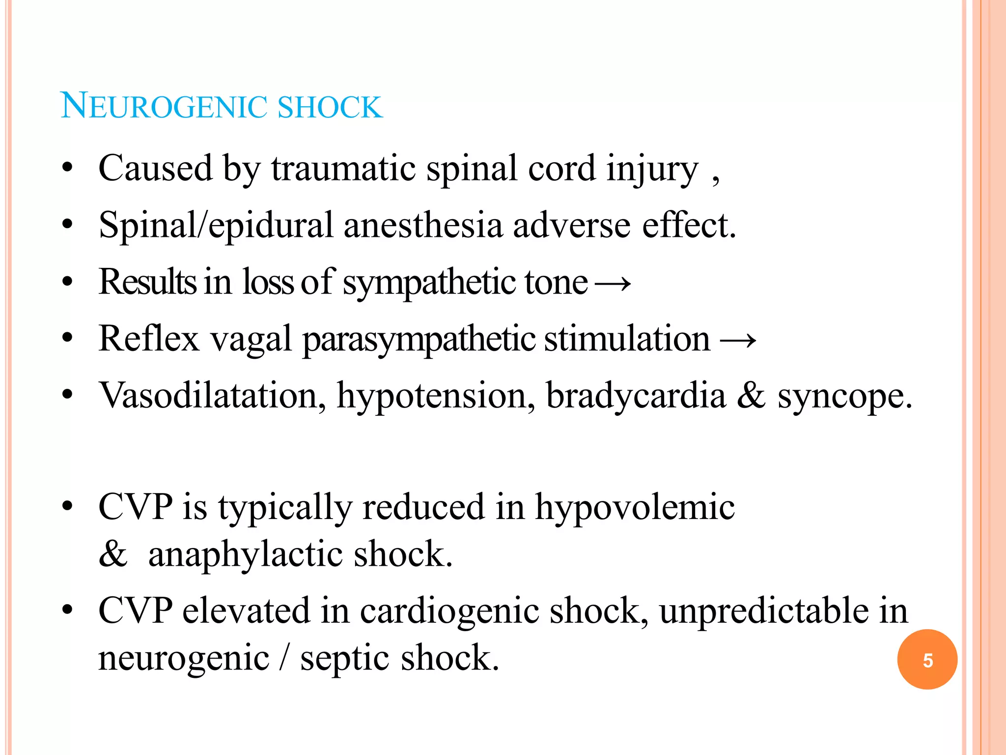 Drug therapy of shock | PPTX