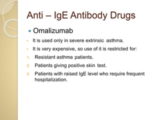 Drug therapy used in asthma | PPTX | Lung and Respiratory Health ...