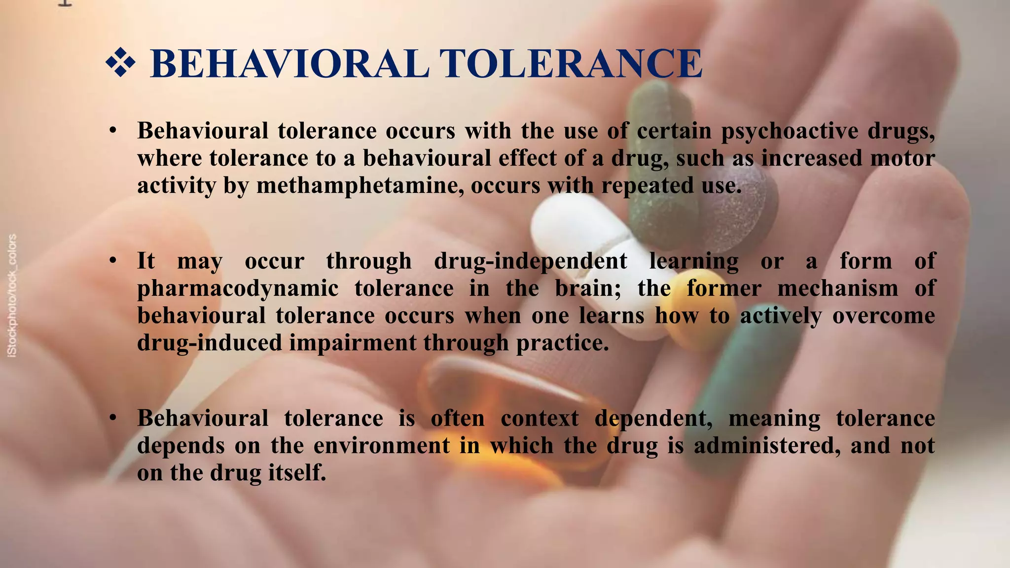 Drug tolerance & Intolerance | PPTX