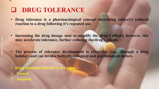 Drug tolerance & Intolerance | PPTX