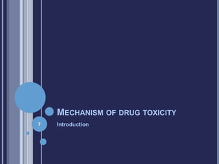 Drug toxicity | PPTX