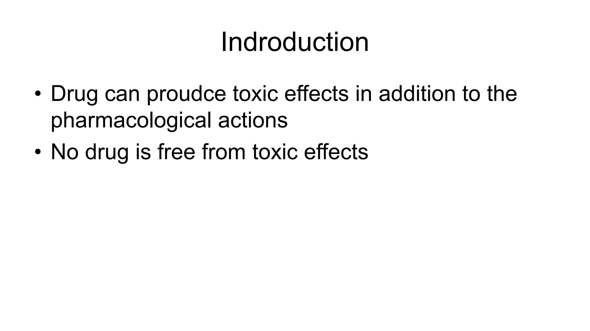Drug toxicity | PPTX
