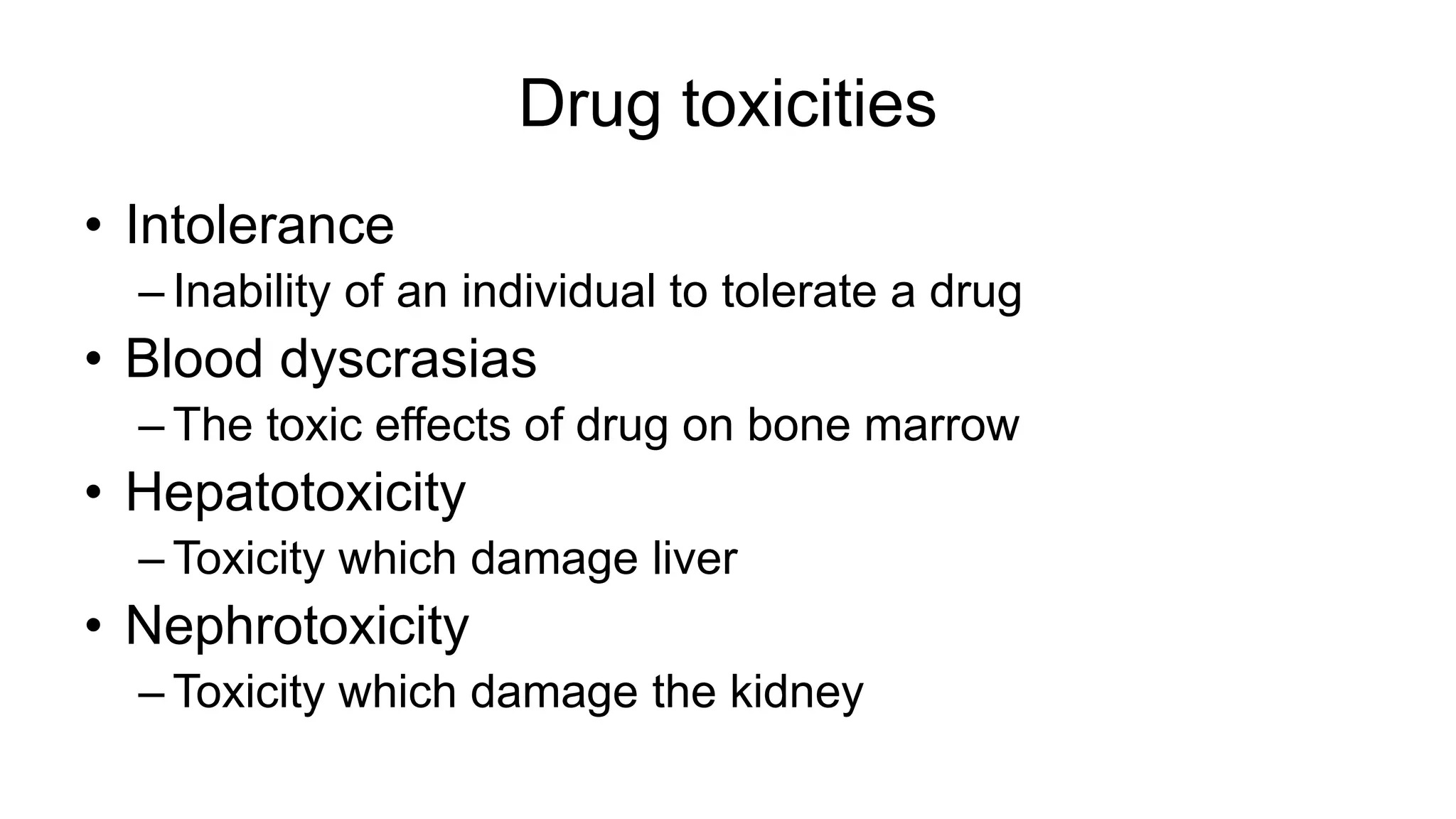 Drug toxicity | PPTX