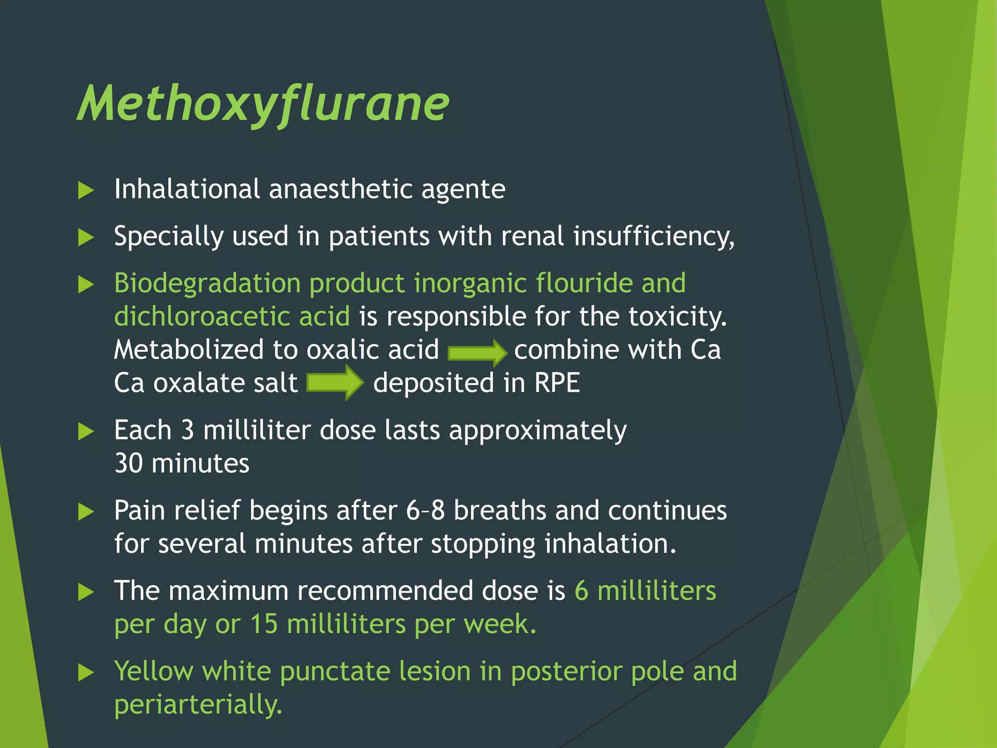 Drug toxicity of posterior segment of eye | PPTX