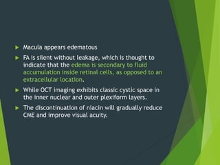 Drug toxicity of posterior segment of eye | PPTX