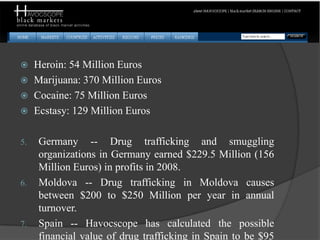 Drug trafficking in Europe | PPTX