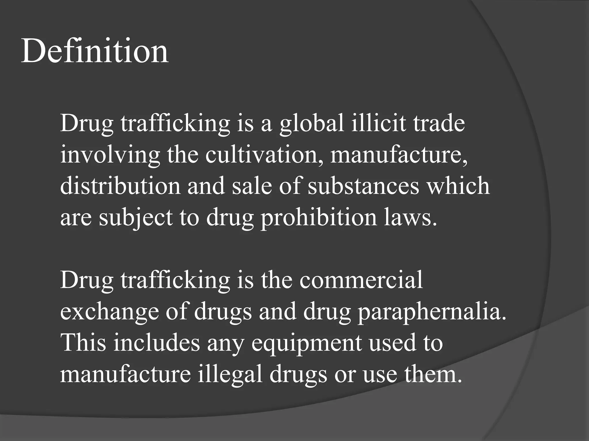 Drug Trafficking in Europe | PPTX