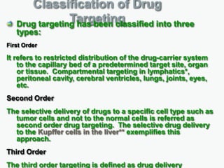 Drug transport and drug targeting - rumana hameed | PPTX