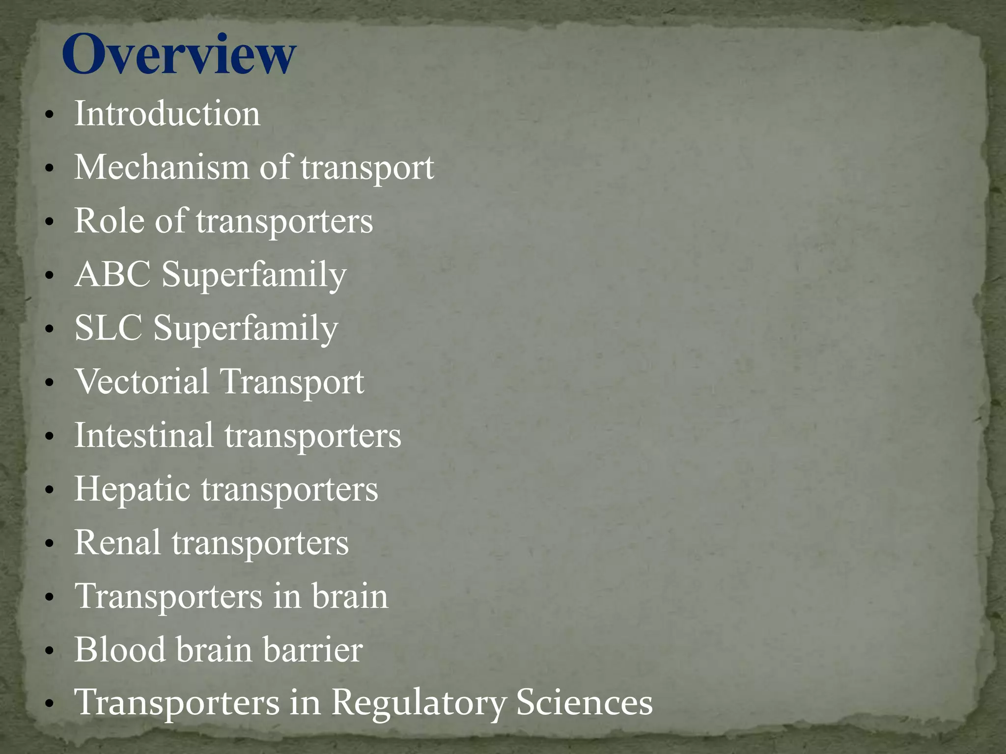 Drug transport across cell membrane. | PPTX