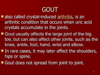 Drug Treatment Of Gout | PPT