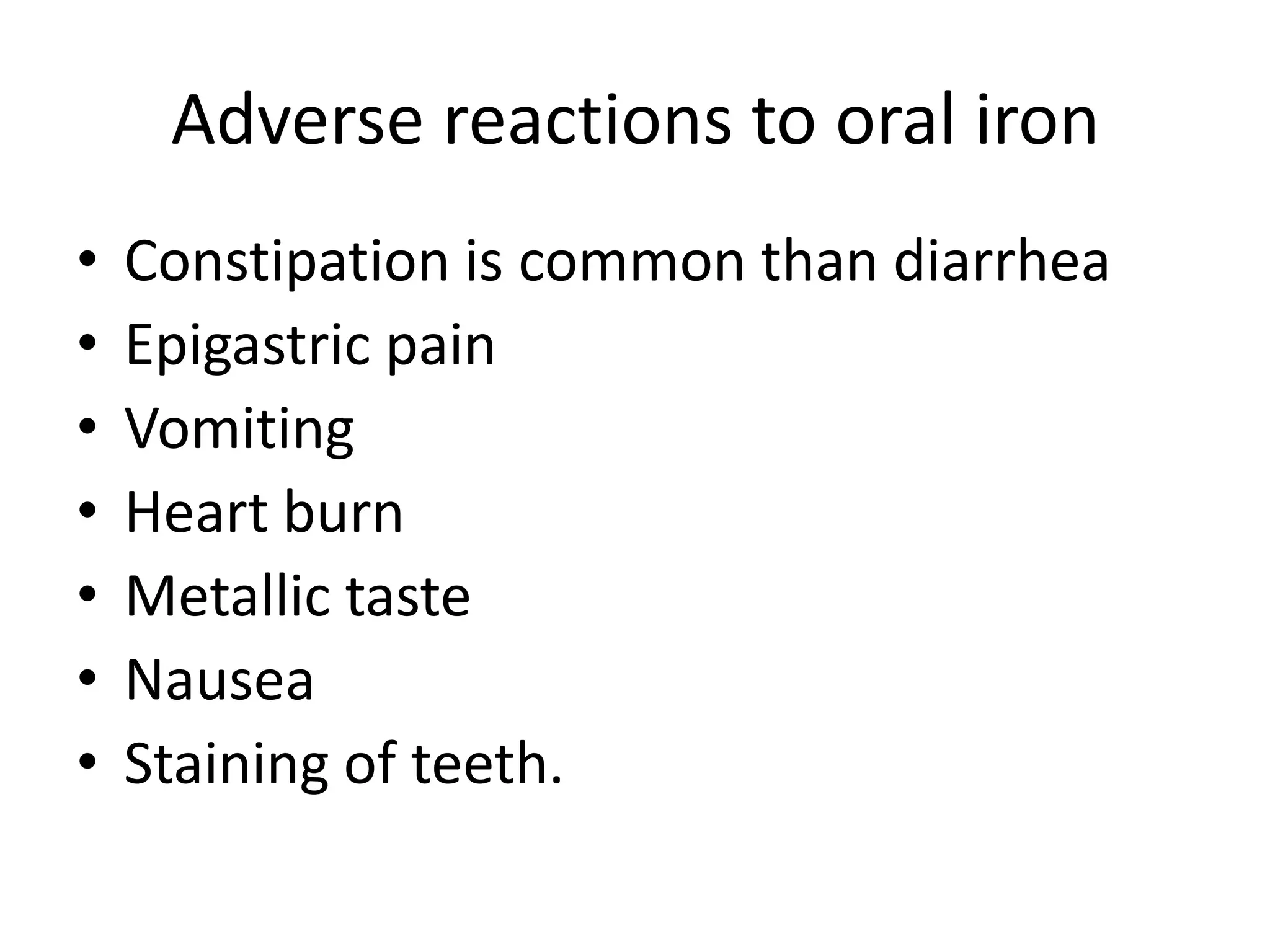 Drug treatment of iron deficiency anaemia | PPTX
